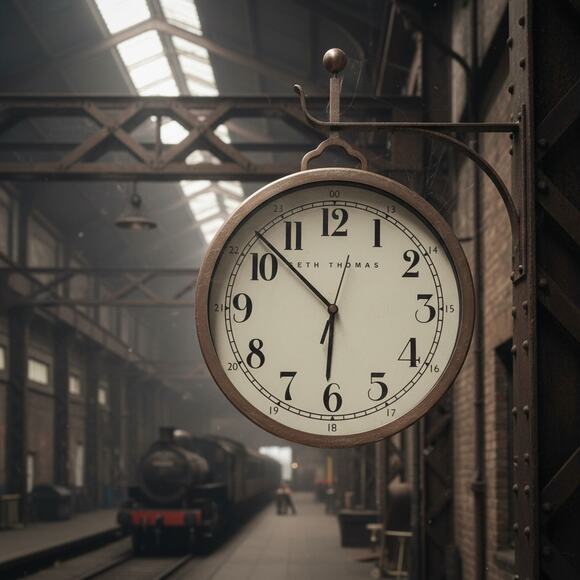 Seth Thomas | Wall Decor | Vintage Seth Thomas Double Sided Station ...